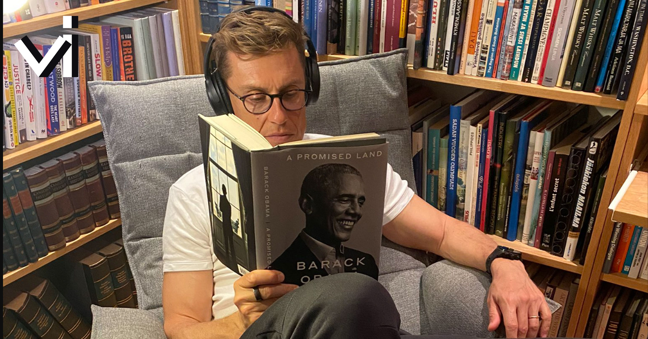 Alexander Stubb, posör eller bokälskare?